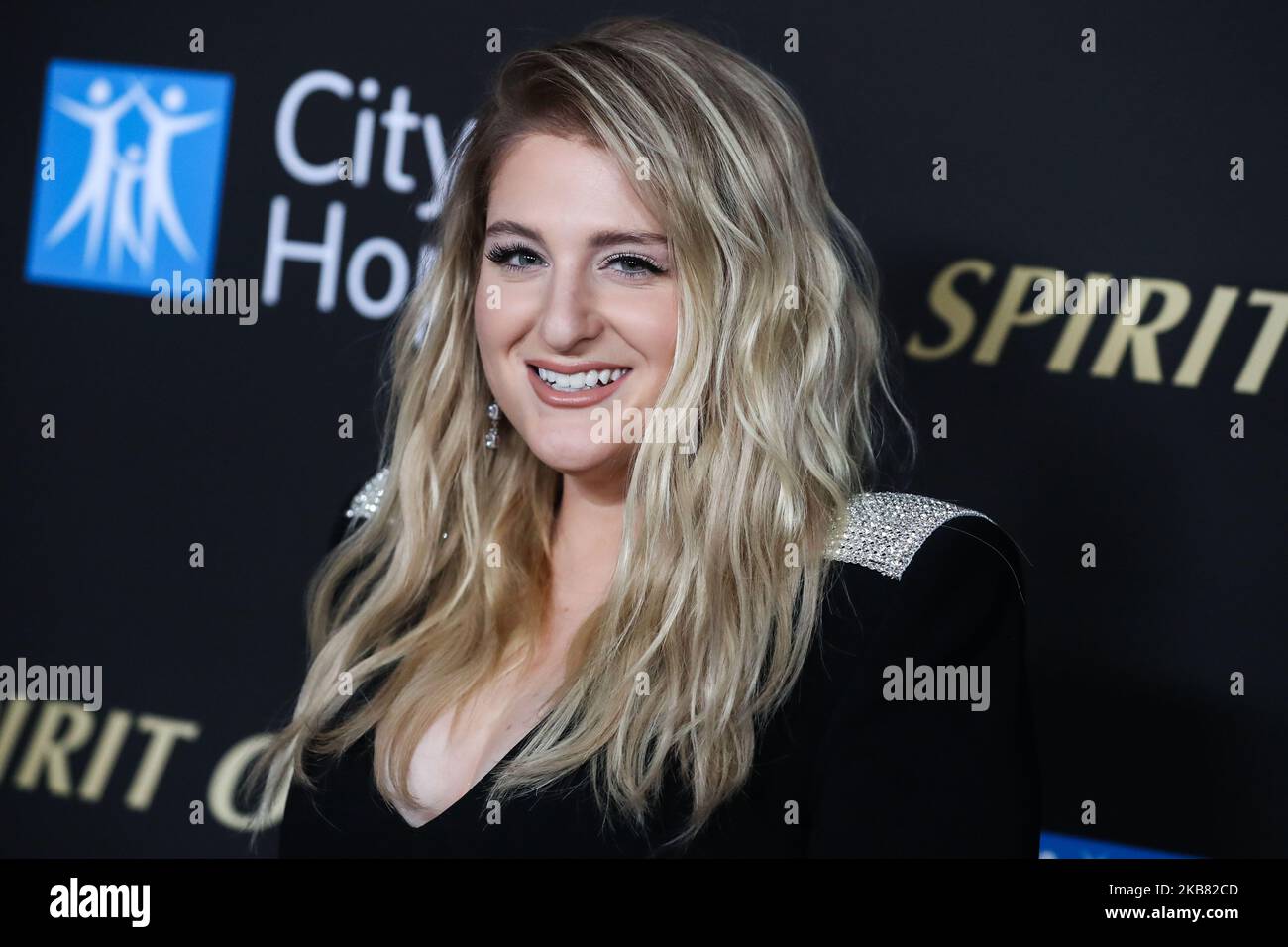 SANTA MONICA, LOS ANGELES, CALIFORNIA, USA - OCTOBER 10: Singer Meghan ...