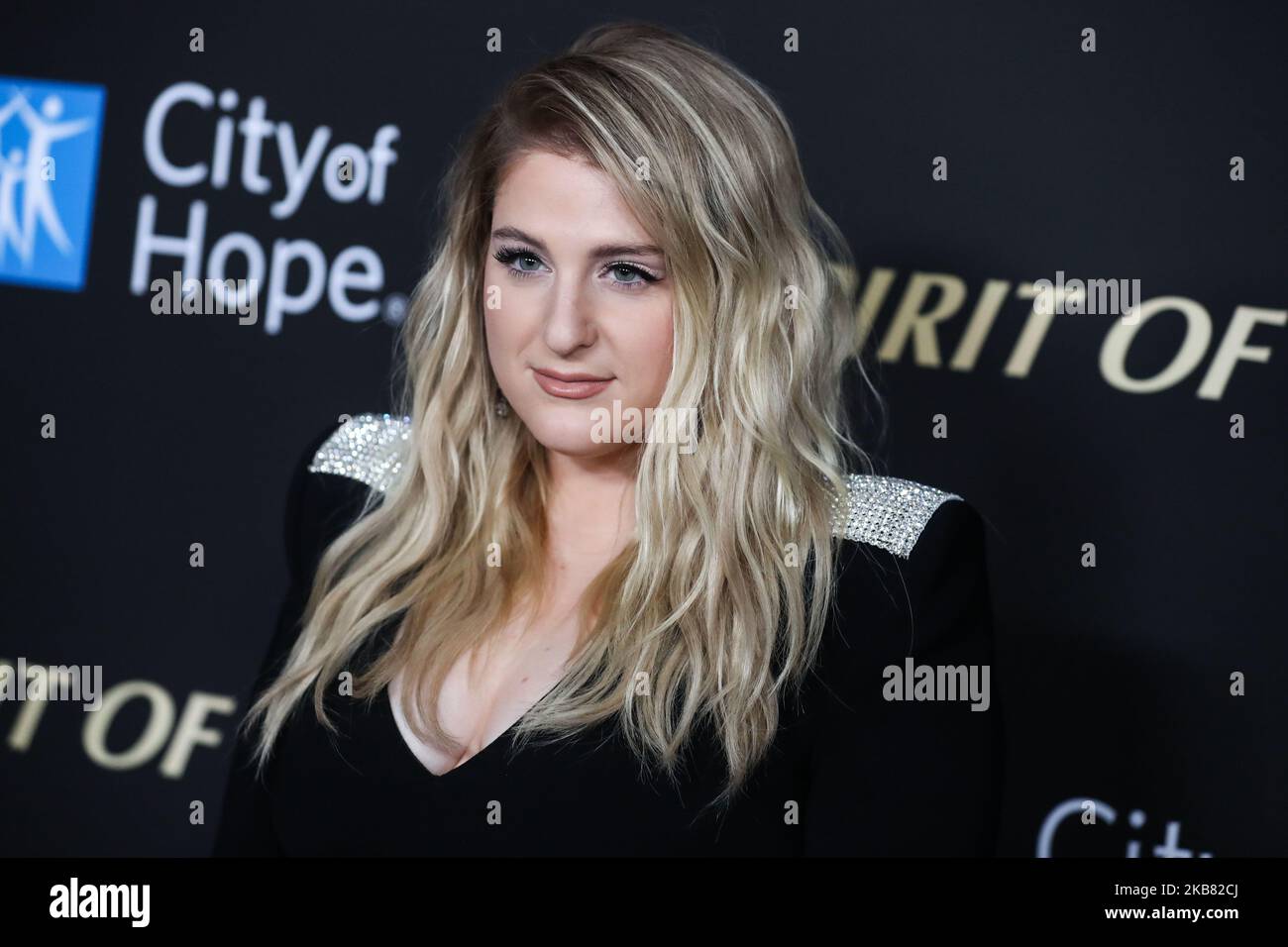 SANTA MONICA, LOS ANGELES, CALIFORNIA, USA - OCTOBER 10: Singer Meghan ...