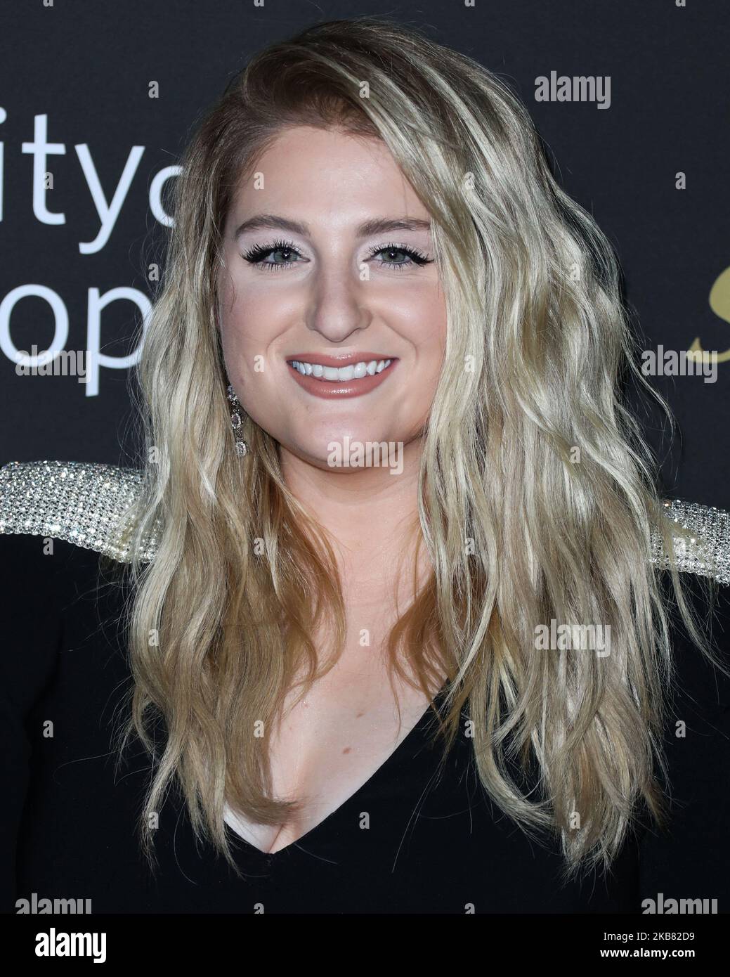 SANTA MONICA, LOS ANGELES, CALIFORNIA, USA - OCTOBER 10: Singer Meghan ...