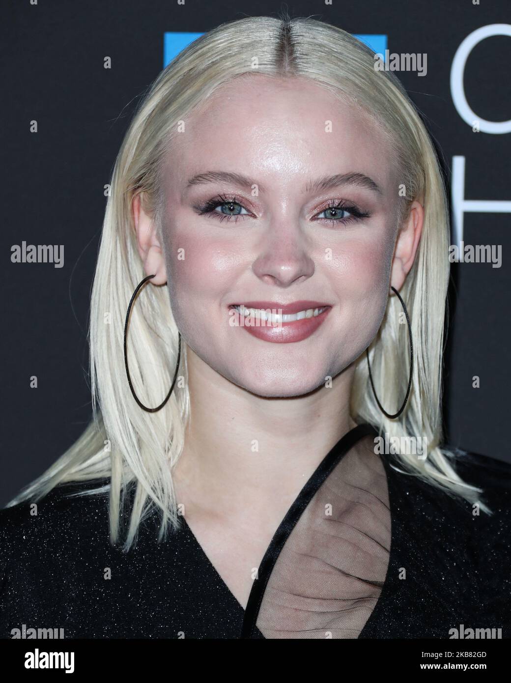 SANTA MONICA, LOS ANGELES, CALIFORNIA, USA - OCTOBER 10: Singer Zara ...