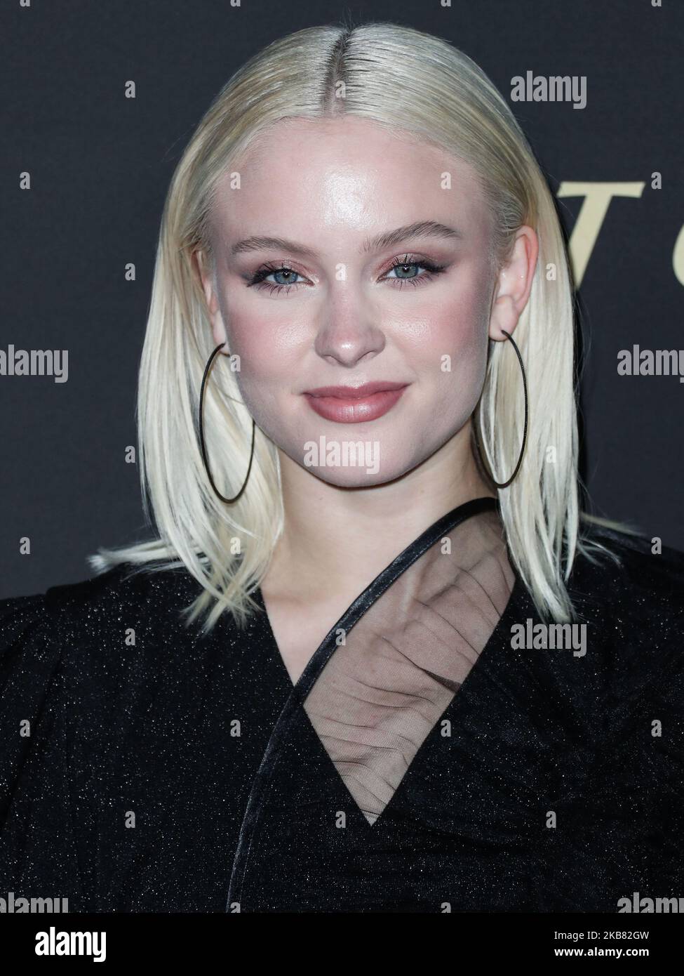 SANTA MONICA, LOS ANGELES, CALIFORNIA, USA - OCTOBER 10: Singer Zara ...