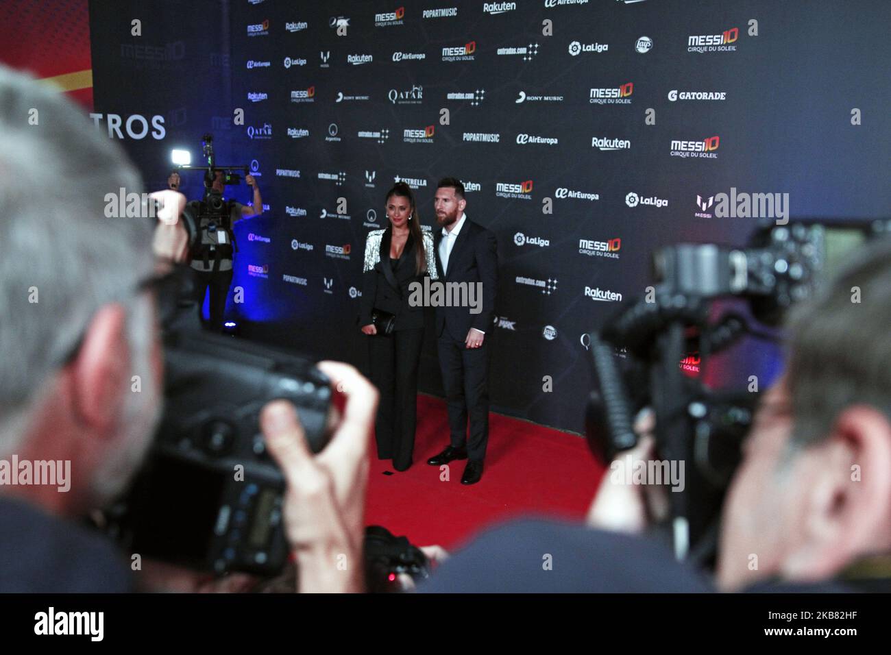 World Premiere of the show of the Cirque du Soleil Messi10, on 10th ...