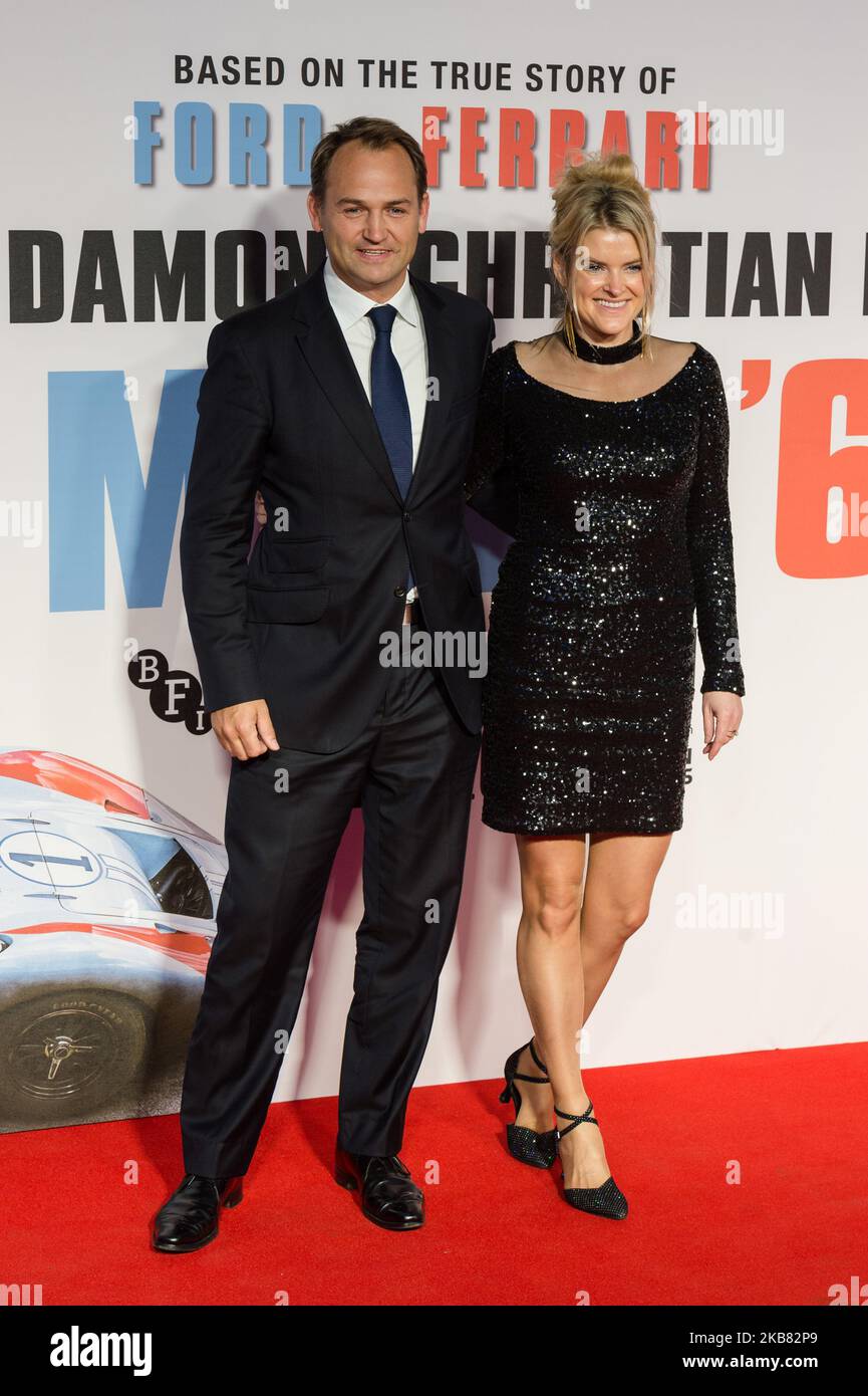 Ben Collins and Georgina Collins attend the UK film premiere of 'Le ...