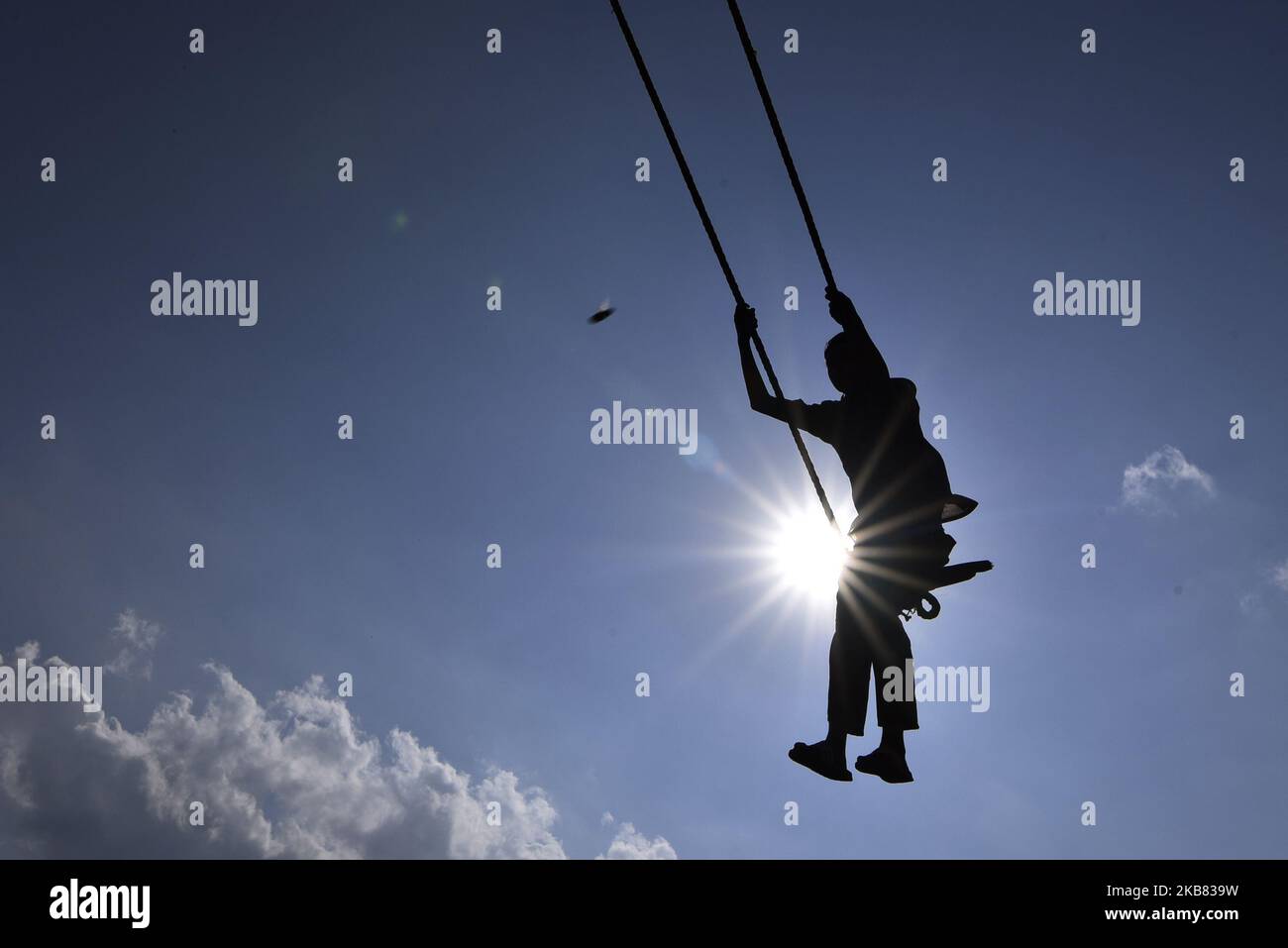 Dashain ping swing hi-res stock photography and images - Alamy