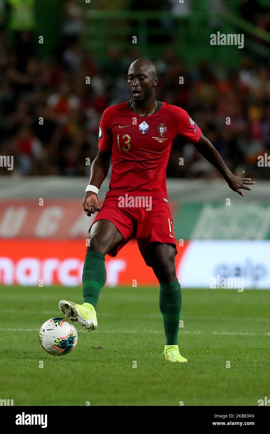 Portugal's midfielder Danilo in action during the Euro 2020 qualifier ...