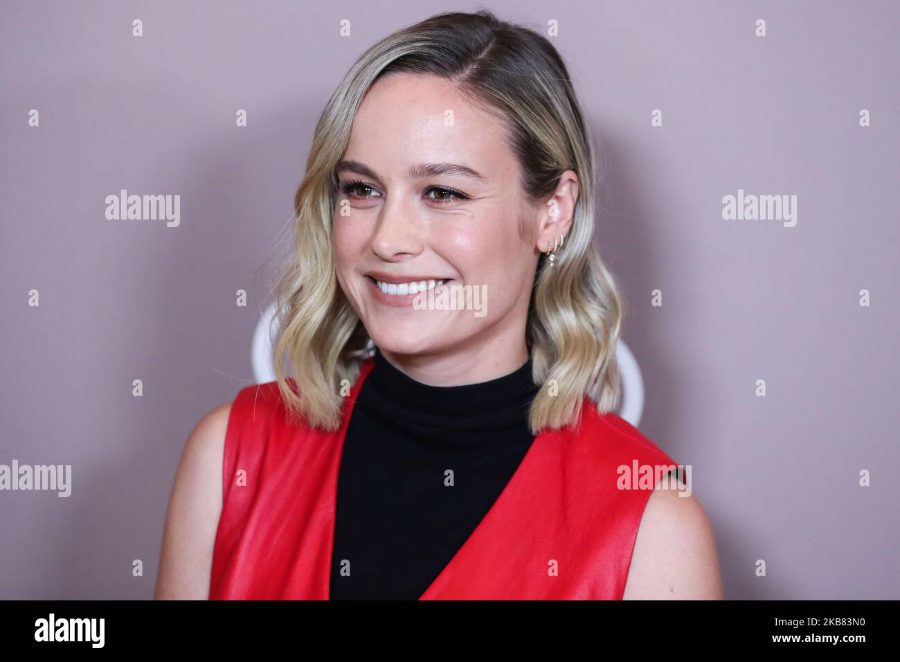 Brie larson arrives on red hi-res stock photography and images - Alamy