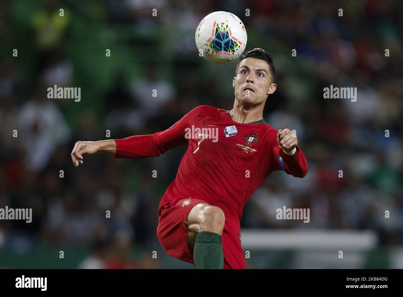 Cristiano Ronaldo of Portugal in action during the Euro 2020 qualifying ...