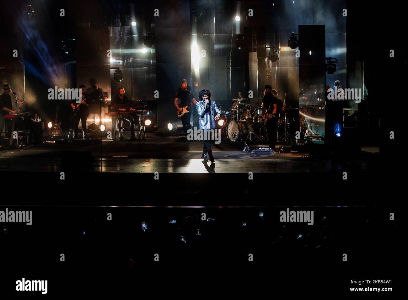 Francesco Renga performs live at Teatro degli Arcimboldi on October 11 ...