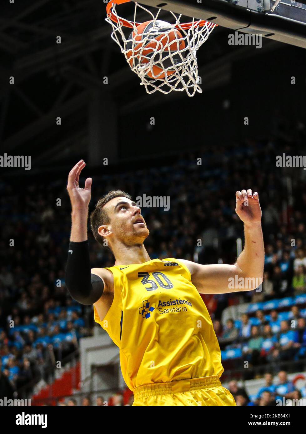 Victor Claver of Barcelona in action during the 2019/2020 Turkish ...