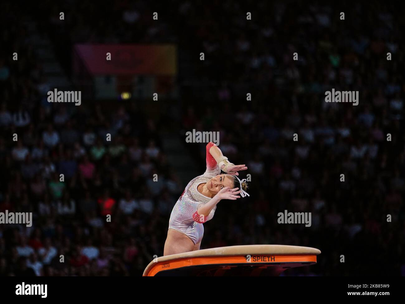 Shallon Olsen of Canada during vault for women at the 49th FIG Artistic ...
