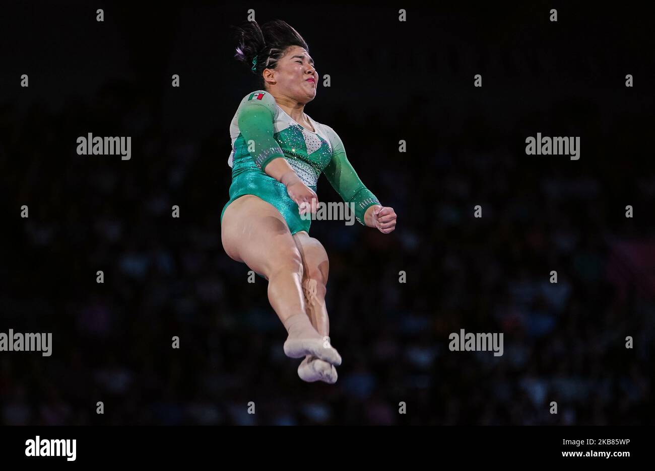 Alexa Moreno of Mexico during vault for women at the 49th FIG Artistic ...