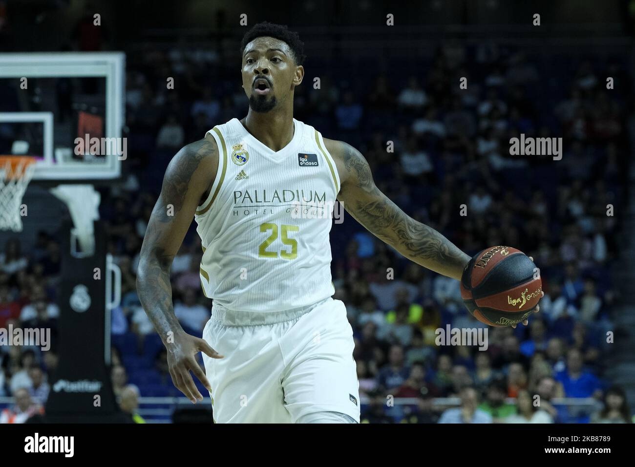 Jordan Mickey of Real Madrid during Real Madrid vs Fuenlabrada (89- 64 ...