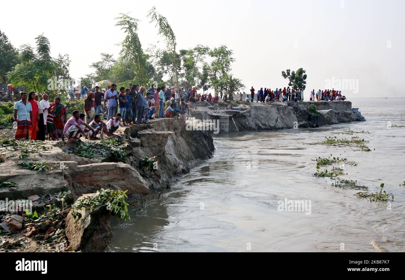 Padma erosion takes a serious turn along the stretch of its bank near ...