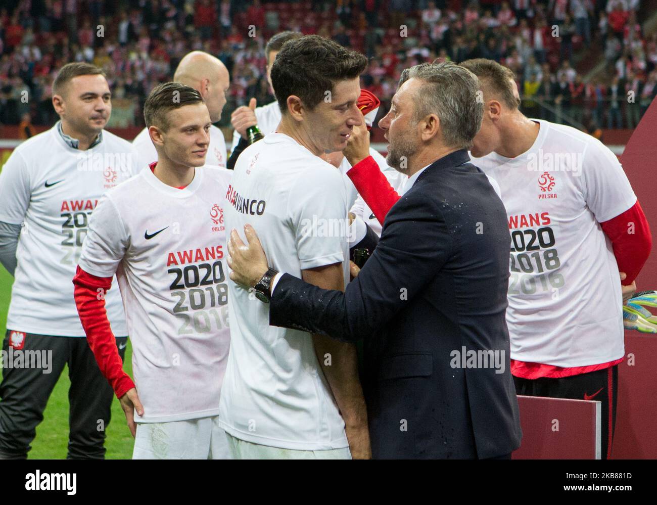 Robert lewandowski celebrate hi-res stock photography and images - Alamy