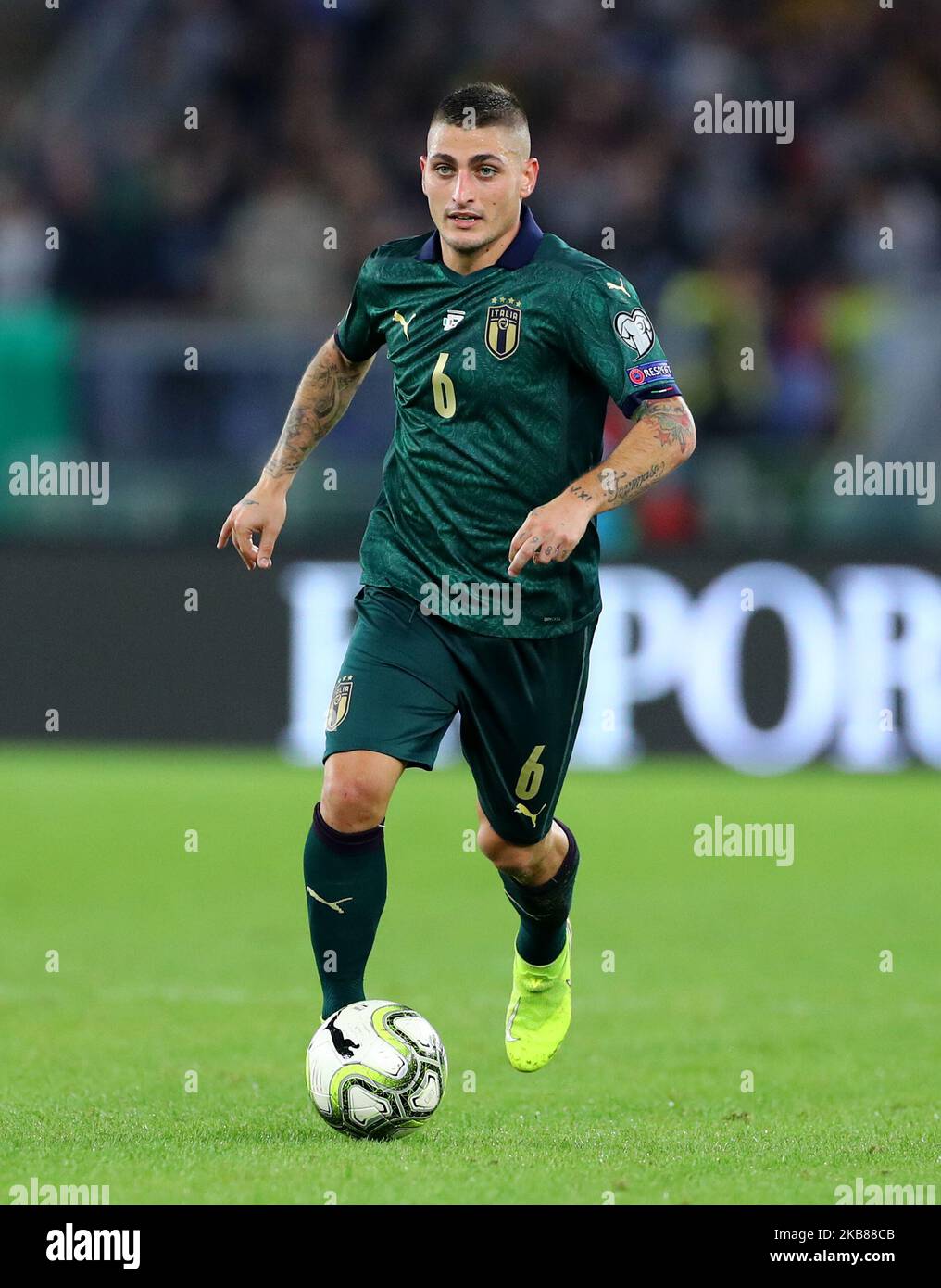 Marco Verratti of Italy during the Group J European Qualifiers for UEFA ...
