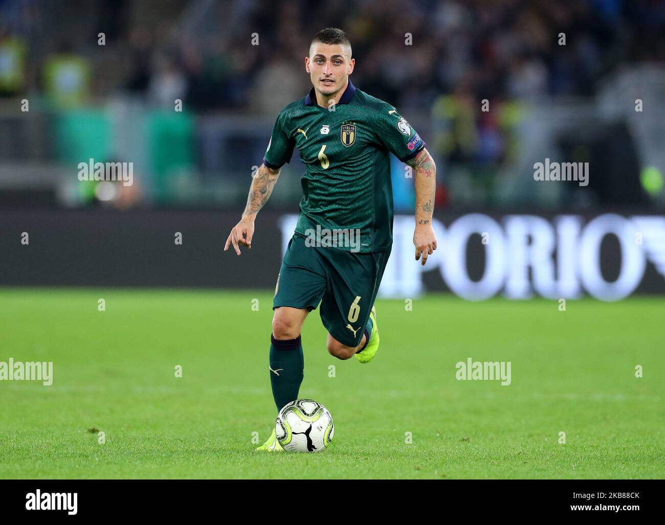 Marco Verratti of Italy during the Group J European Qualifiers for UEFA ...