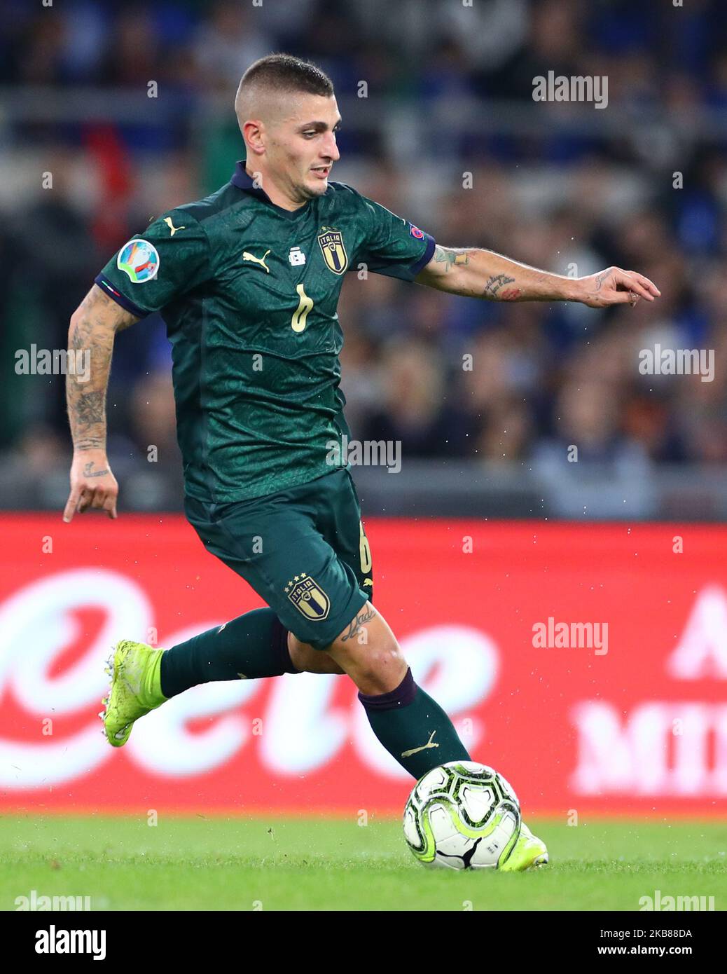 Marco Verratti of Italy during the Group J European Qualifiers for UEFA ...