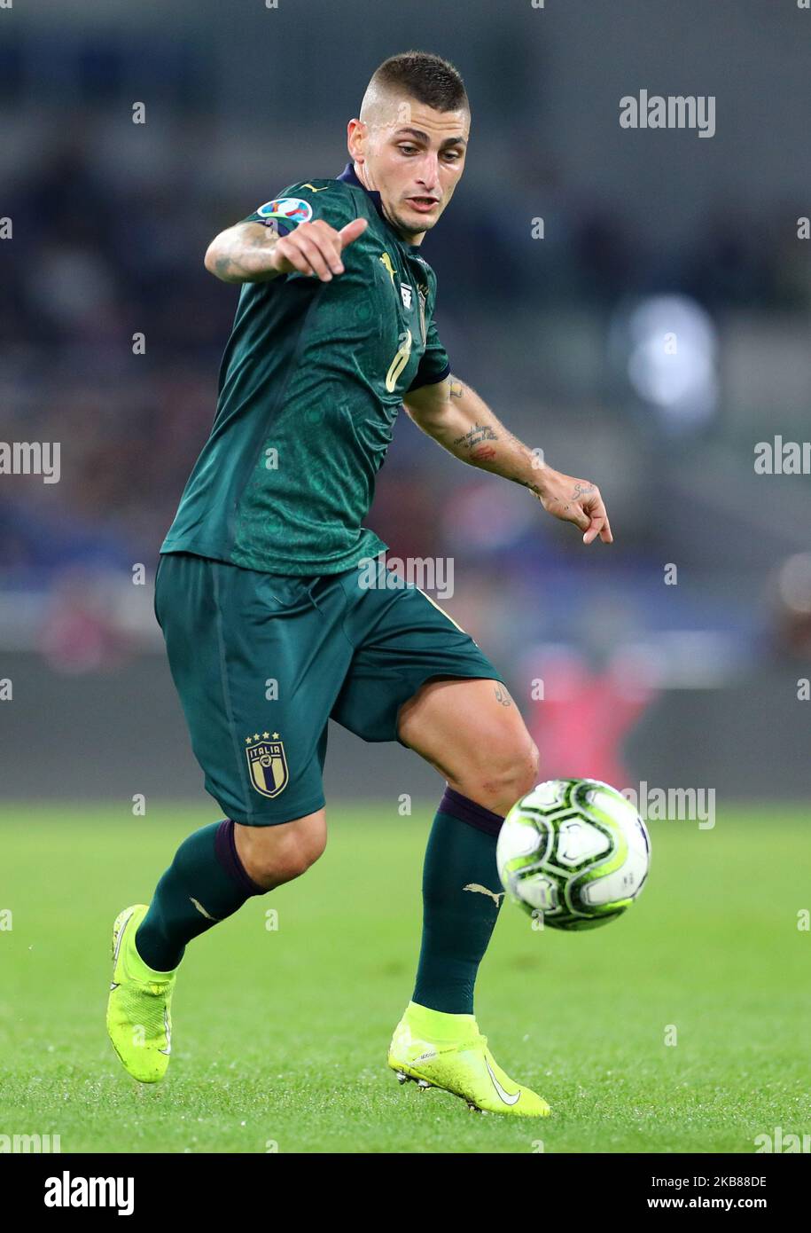Marco Verratti of Italy during the Group J European Qualifiers for UEFA ...