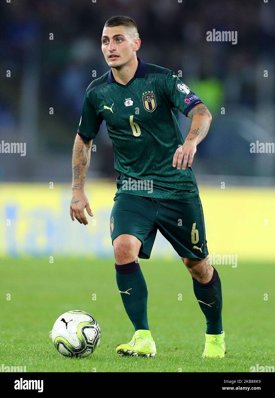 Marco Verratti of Italy during the Group J European Qualifiers for UEFA ...