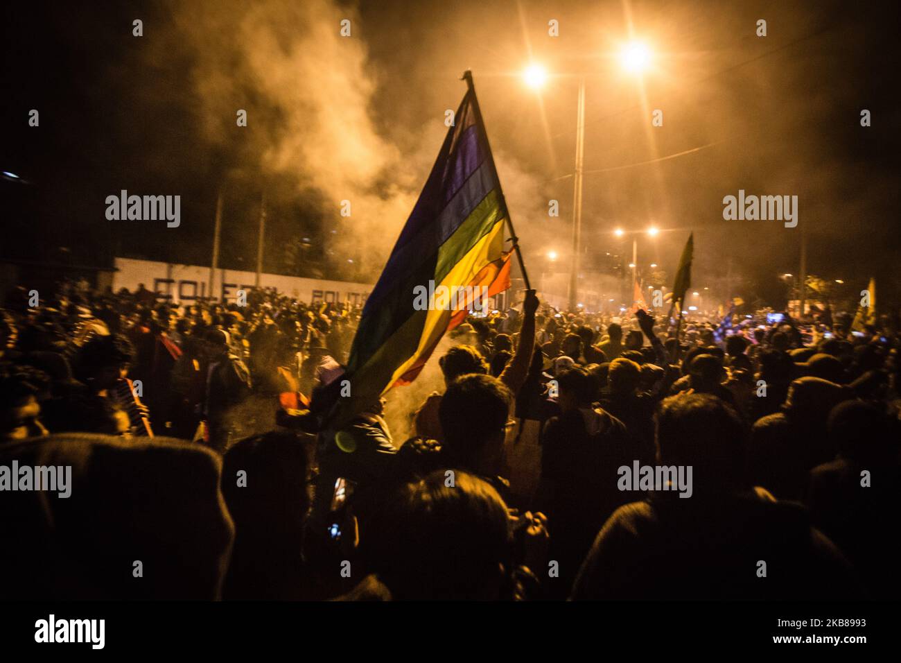 Celebration of the Ecuadorian Indians on 13 October 2019 in Quito ...