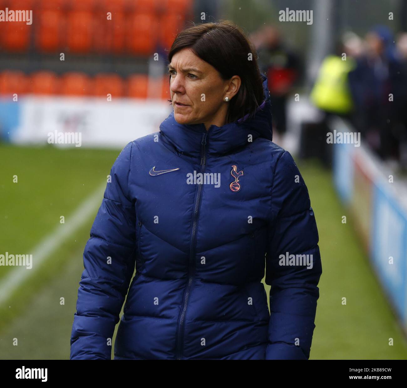manager Karen Hills of Tottenham Hotspur LFC during Barclays FA Women's ...
