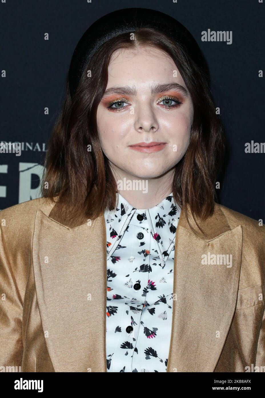 WEST HOLLYWOOD, LOS ANGELES, CALIFORNIA, USA - OCTOBER 14: Actress Elsie Fisher arrives at the ...