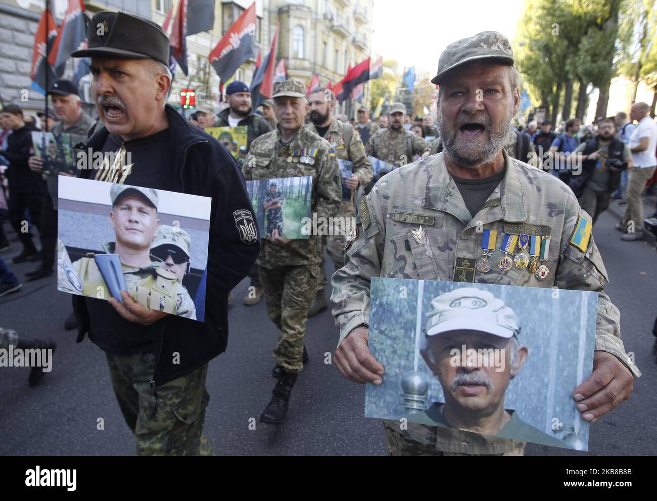 Ukrainian veterans, participants of the conflict between the Ukrainian ...