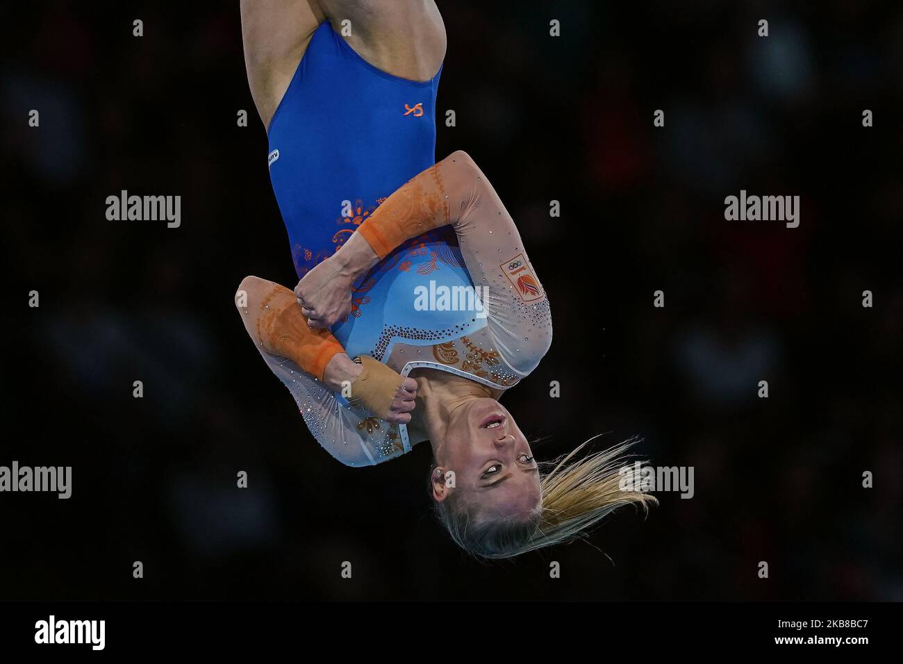 Lieke Wevers of Netherlands during floor exercise for women at the 49th ...