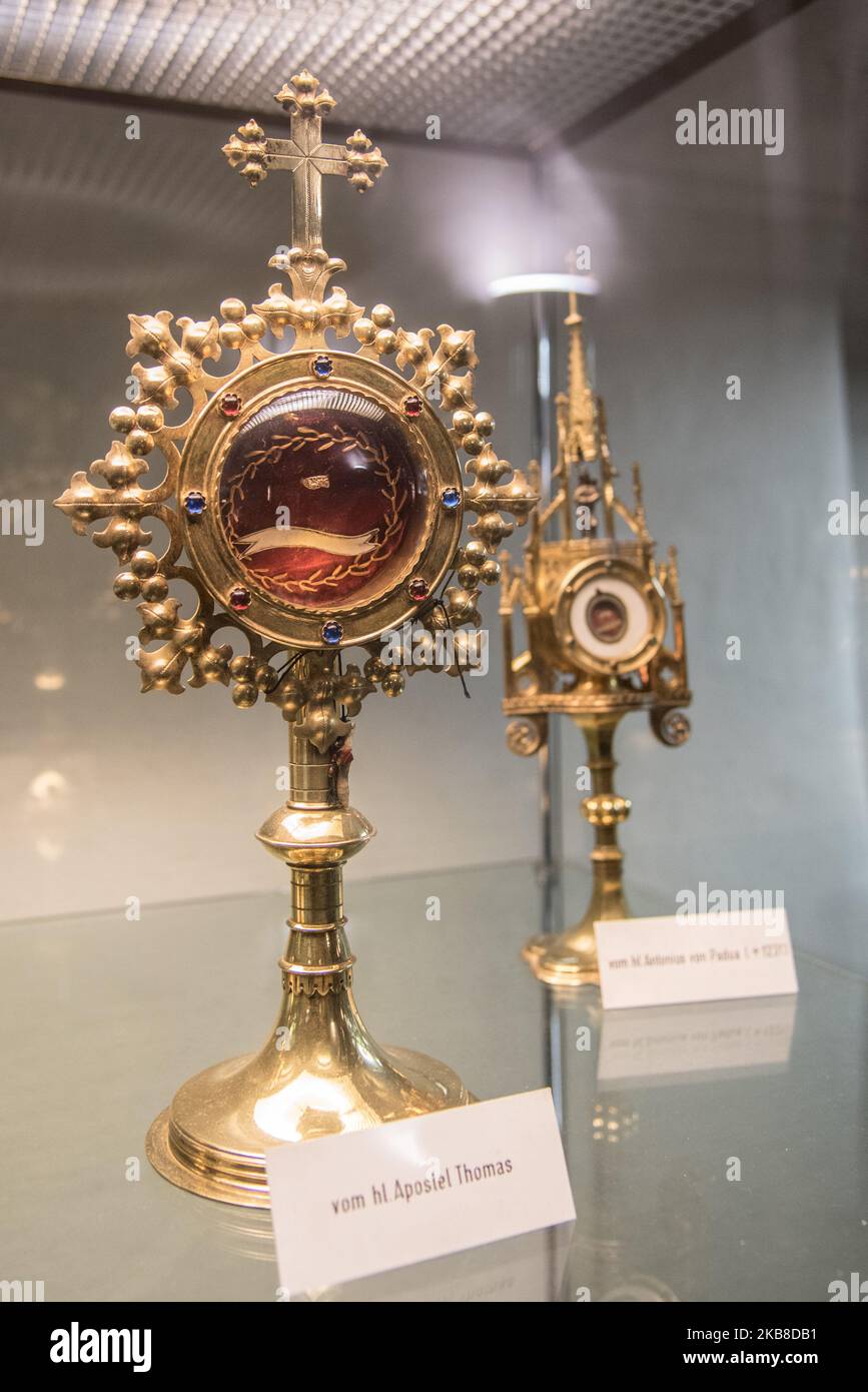 Relic of St. Thomas the Apostle in Kornelimuenster, Germany, on ...