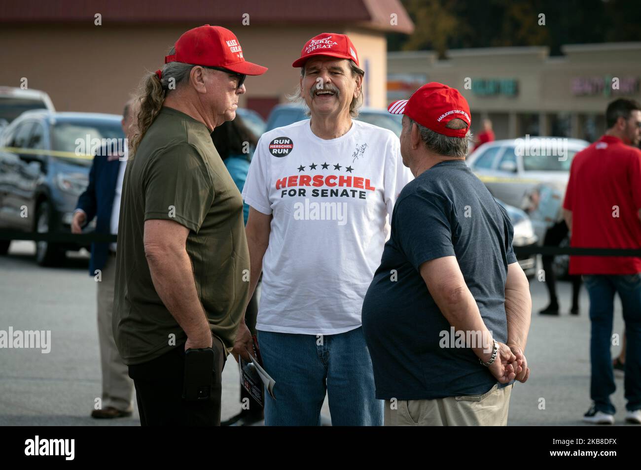 Herschel walker rally hi-res stock photography and images - Alamy