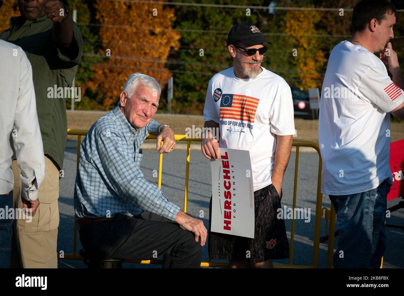 Herschel walker rally hi-res stock photography and images - Alamy