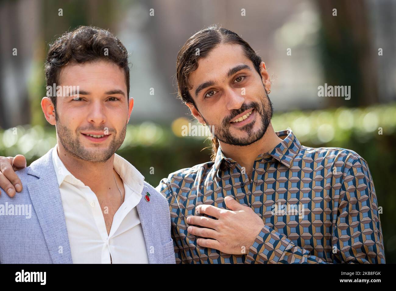 Davide Merlini, Nicola Di Benedetto attends the photocall of the movie ...