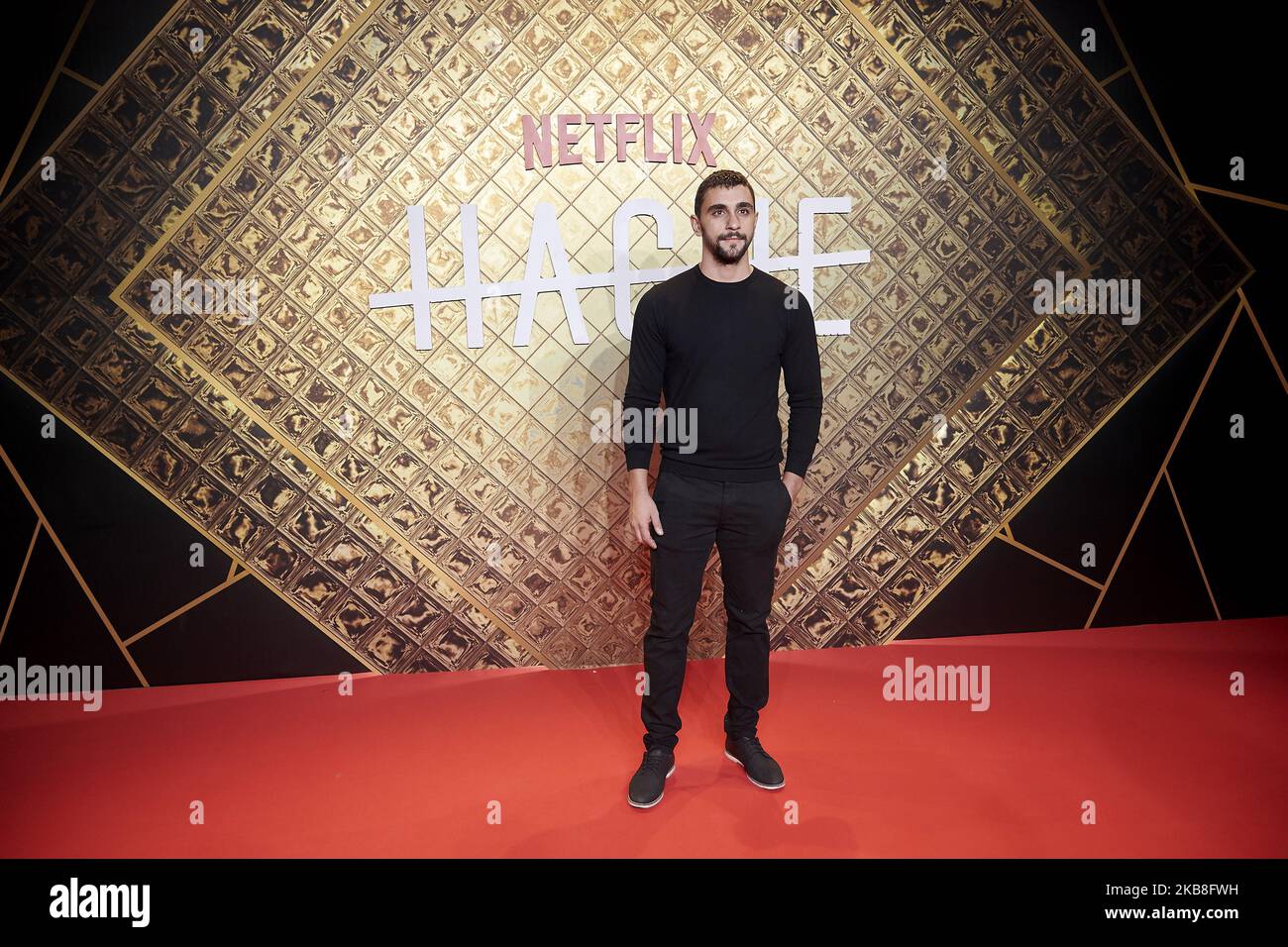 Cesar Mateo attends the Netflix's 'Hache' premiere at Paz Cinema in ...