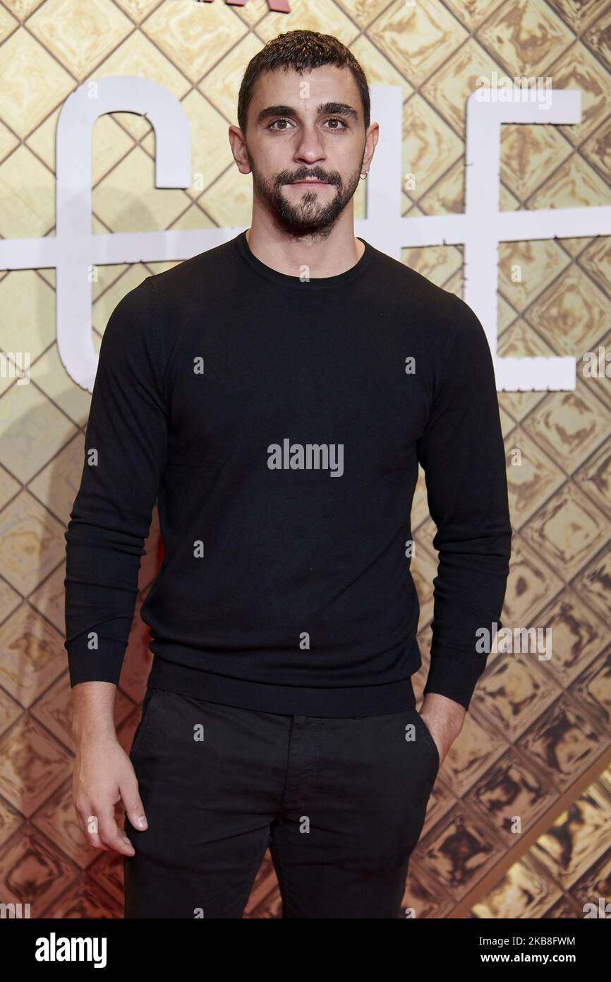 Cesar Mateo attends the Netflix's 'Hache' premiere at Paz Cinema in ...