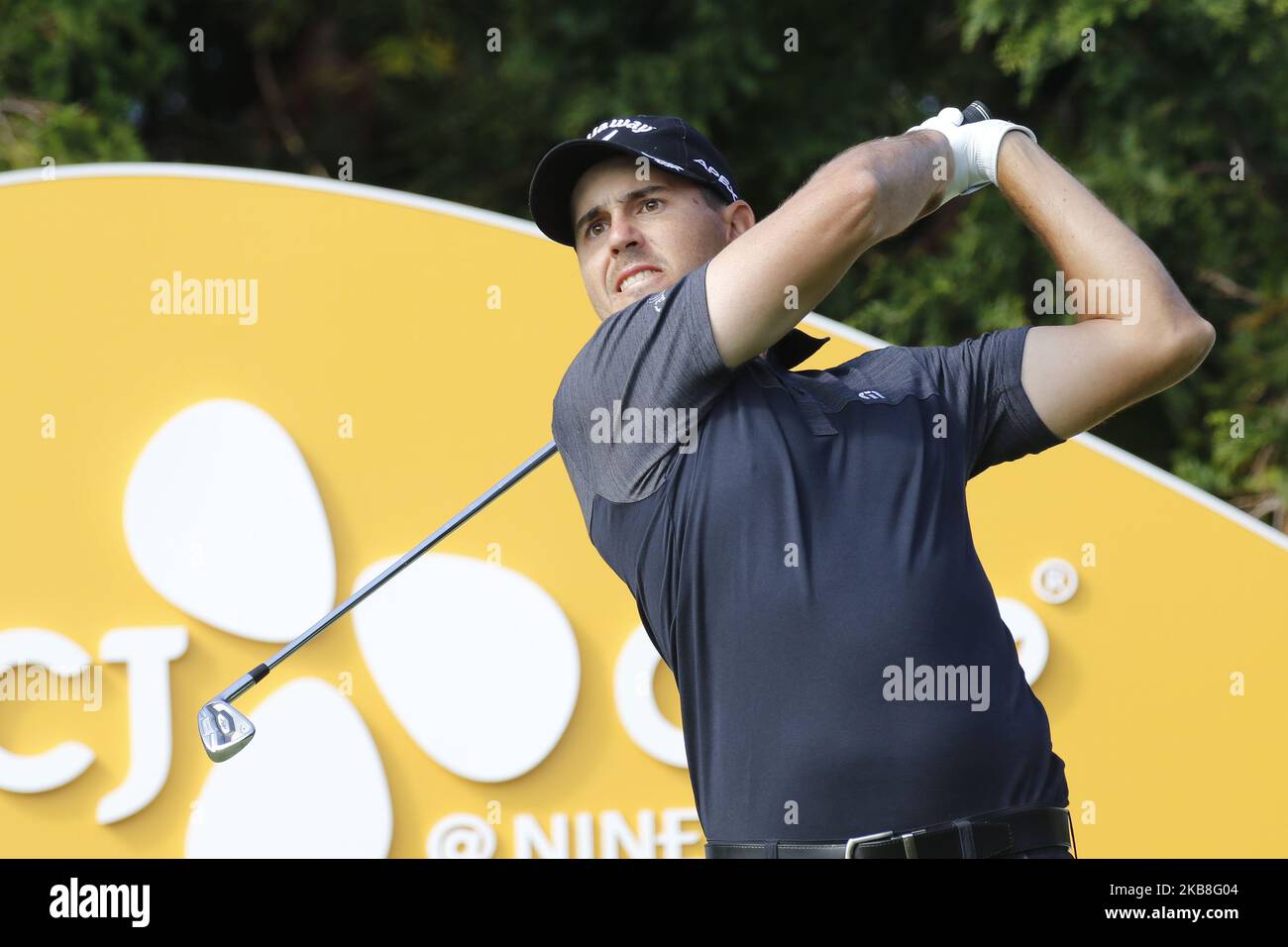 Chase Koepka of USA action on the green during an PGA Tour The CJ Cup ...