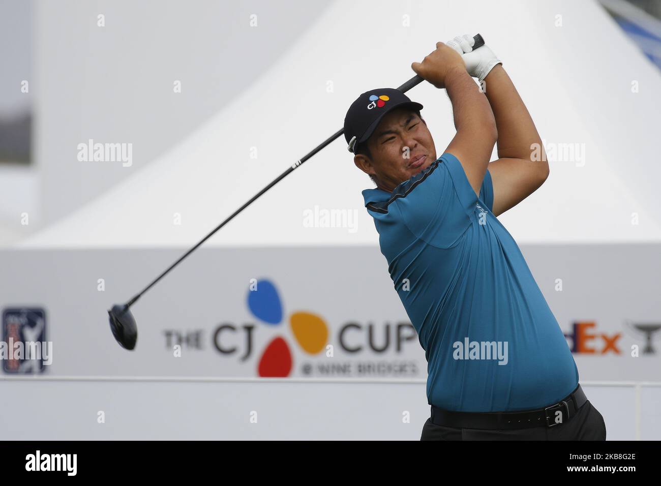 Byeong Hun An of South Korea action on the green during an PGA Tour The ...