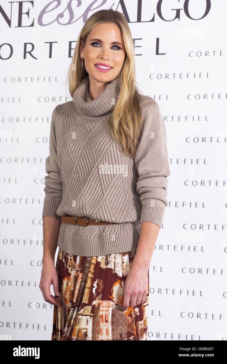 Swedish model Helene Svedin presents new Cortefiel campaign at Los ...