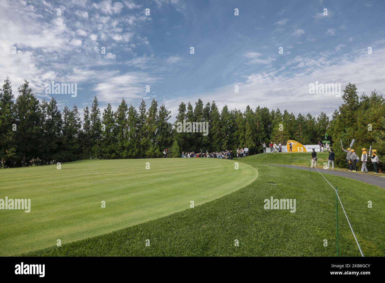 A View scene of Nine Bridges Golf Club in Jeju, South Korea, on October ...