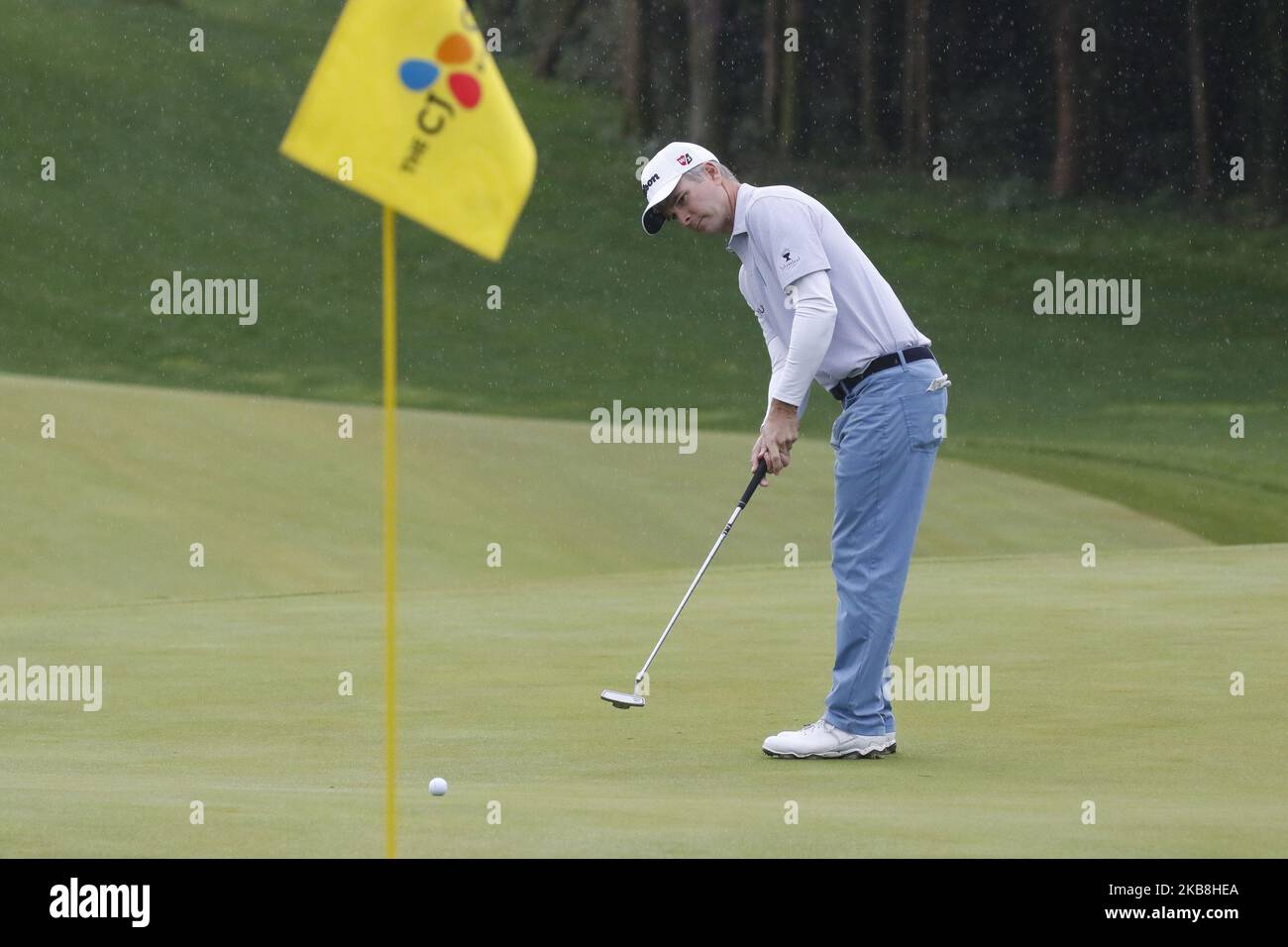 Kevin Streelman of USA action during an PGA Tour The CJ Cup Nine ...