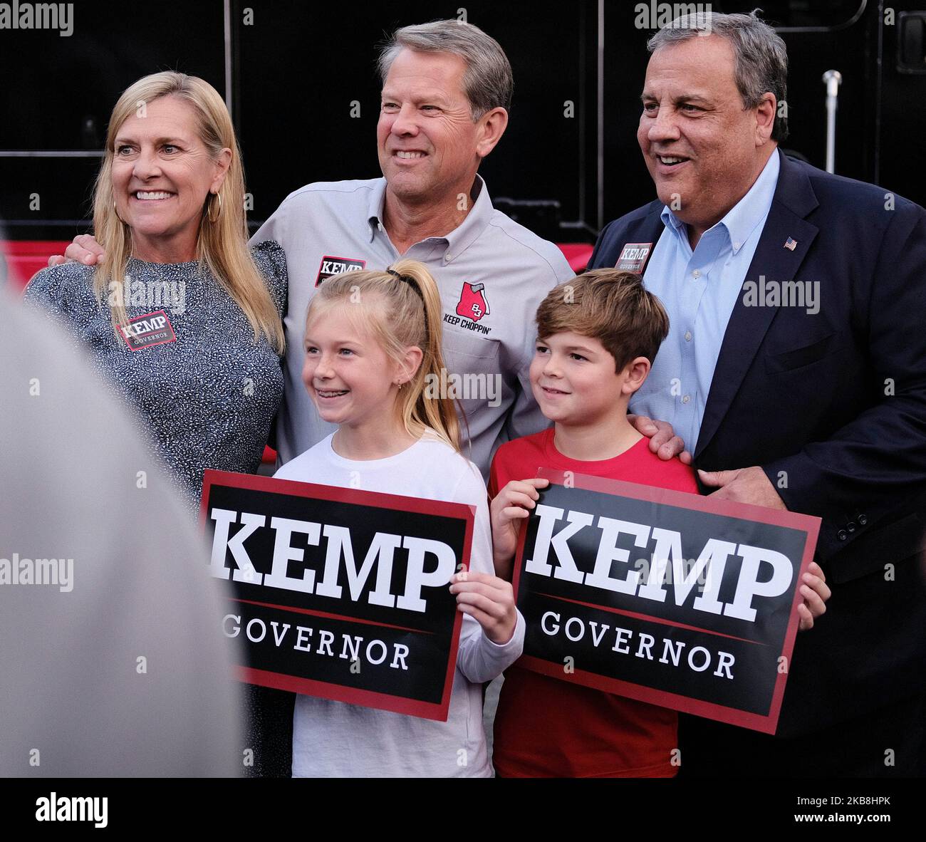 Atlanta, Georgia, USA. 3rd Nov, 2022. Georgia Governor Brian Kemp ...