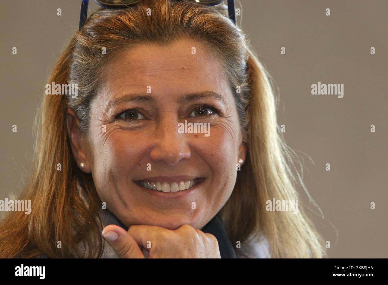 Spanish dancer and choreographer Sara Baras poses for photos during a ...