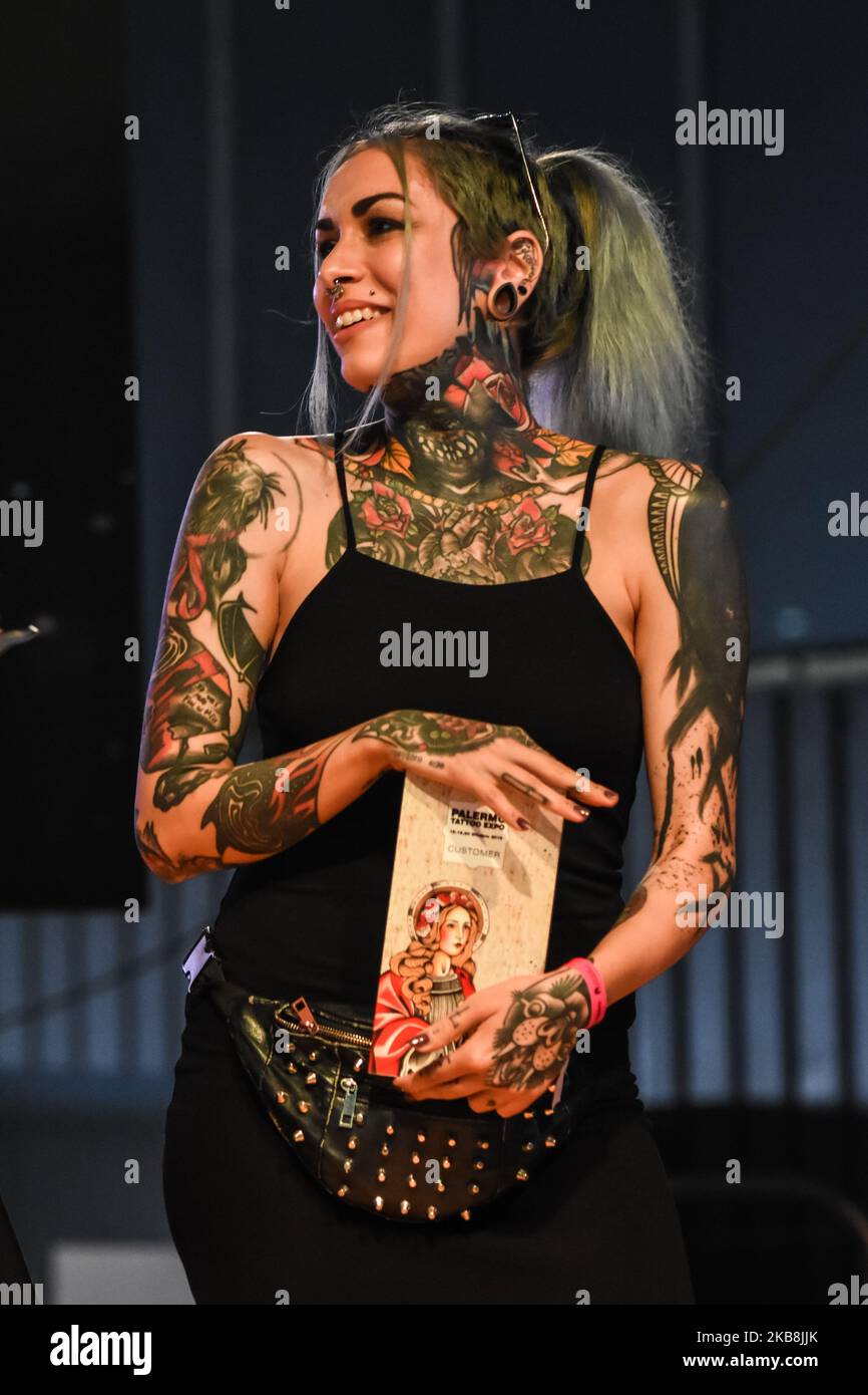 The Palermo Mediterranean Fair hosted 180 tattoo artists from all over ...