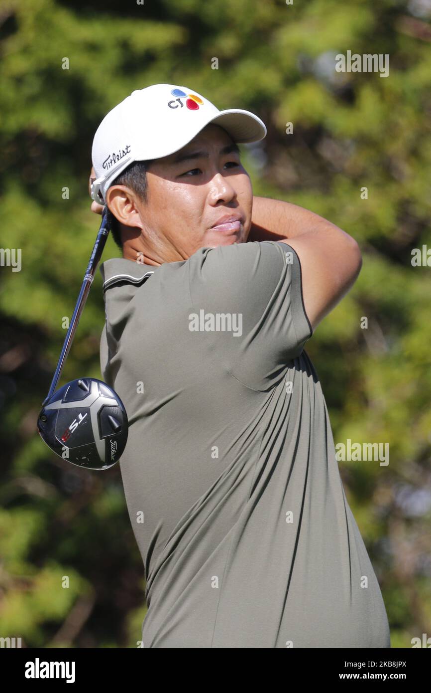 Byeong Hun An of South Korea action during an PGA Tour The CJ Cup Nine ...
