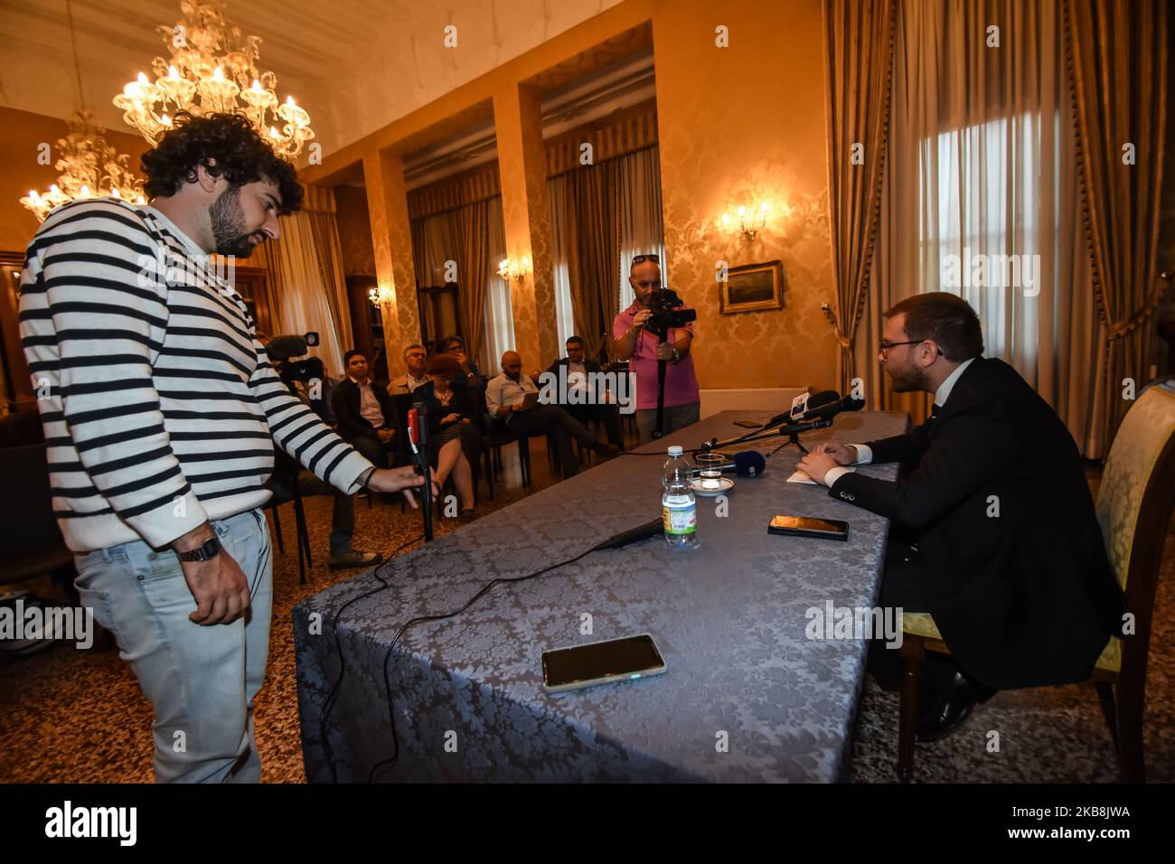 The Minister for the South Giuseppe Provenzano visiting Palermo for the ...