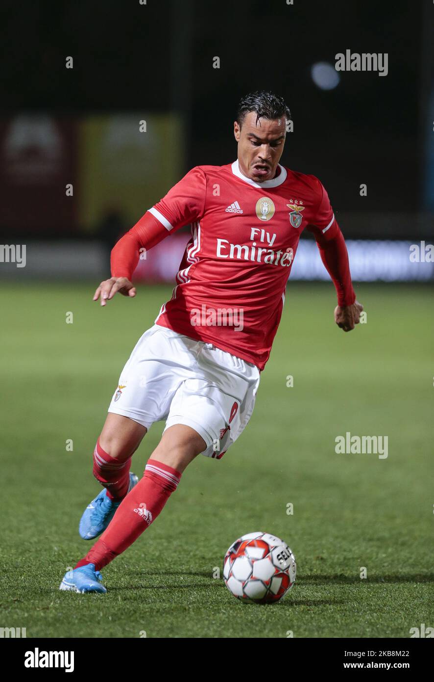 SL Benfica Forward Raul de Tomas in action during the Portuguese Cup match between CD Cova ...