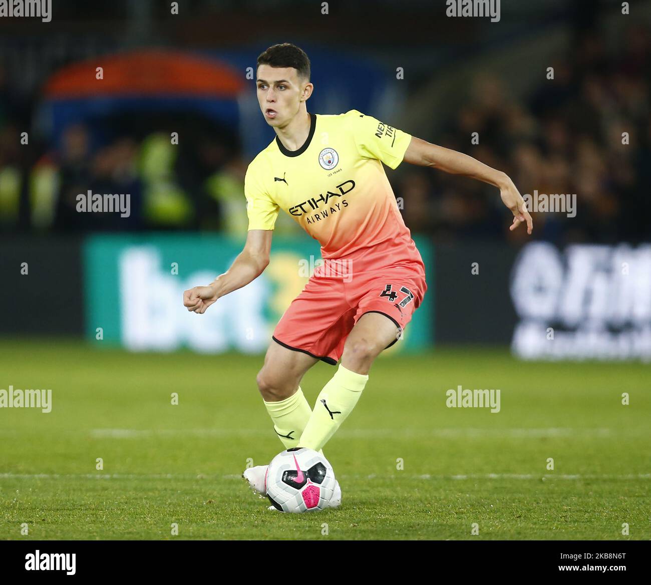 Manchester City's Phil Foden during English Premier League between ...