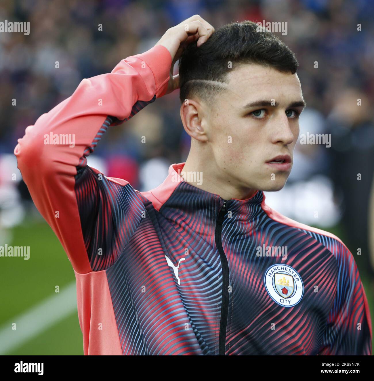 Manchester City's Phil Foden during English Premier League between ...