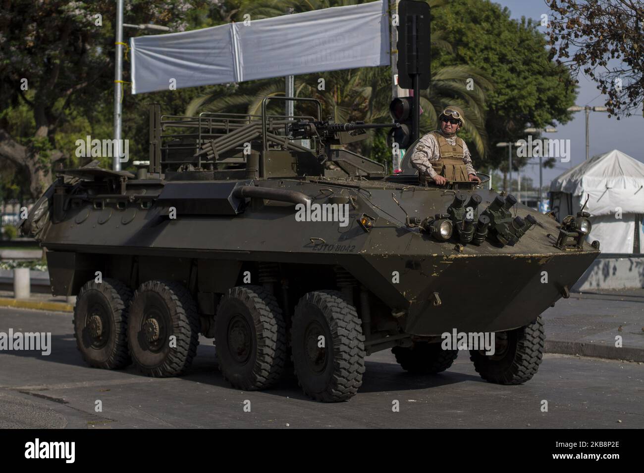 After declaring the state of emergency in Santiago de Chile, protests ...