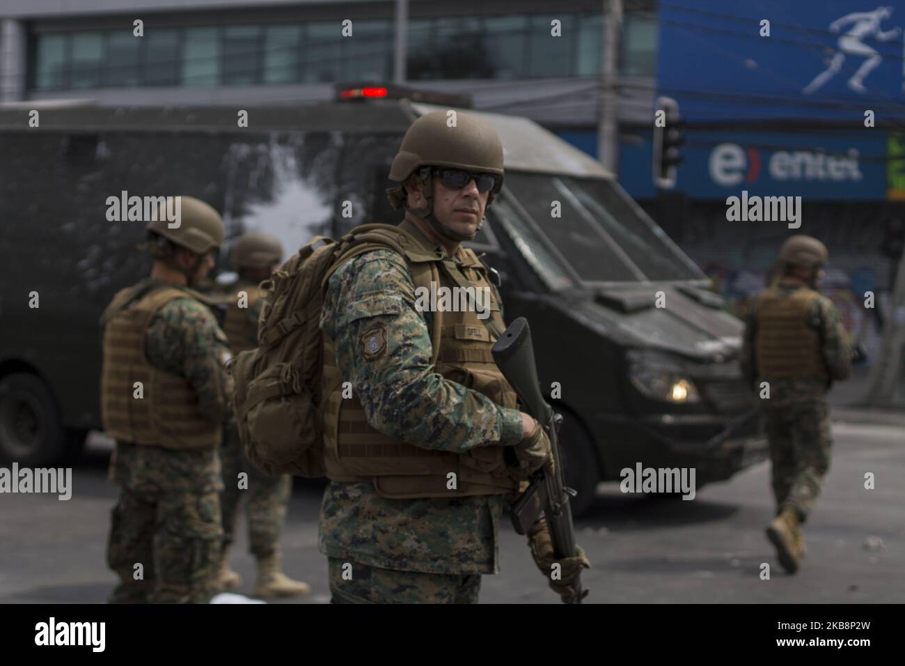 After declaring the state of emergency in Santiago de Chile, protests ...