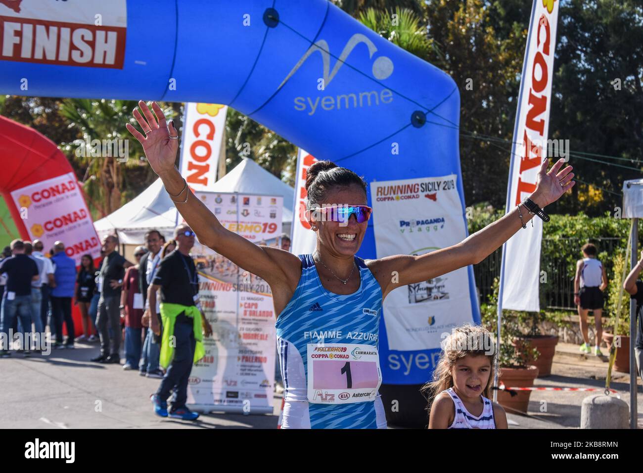 The runner Anna Incerti has competed during the Palermo Conad Coppa ...